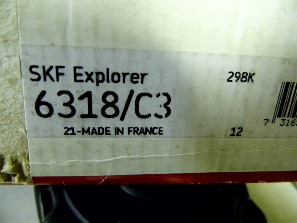 SKF EXPLORER 6318 C3 BEARING NEW IN BOX | eBay