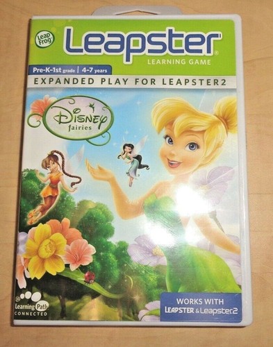 LEAPFROG LEAPSTER DISNEY FAIRIES TINKERBELL LEAPSTER 1 & 2 | eBay