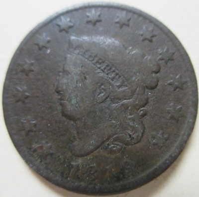 1819 US Large Cent Coronet Head Coin. PENNY (C395) 1p 1c | eBay