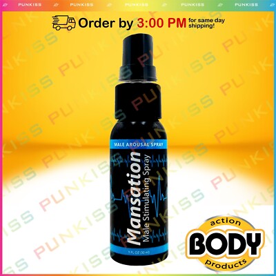 Mansation Male Stimulating Spray💋Sexual Enhancer Arousal Gel Cream ...