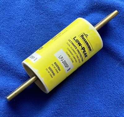 Bussmann LPJ-200SP LPJ200SP 200A 600Vac LOW-PEAK ULTIMATE PROTECTION ...