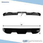 Fits 11-16 Ford F250 Glossy Black Painted Roof Rear Trunk Cab Spoiler ...