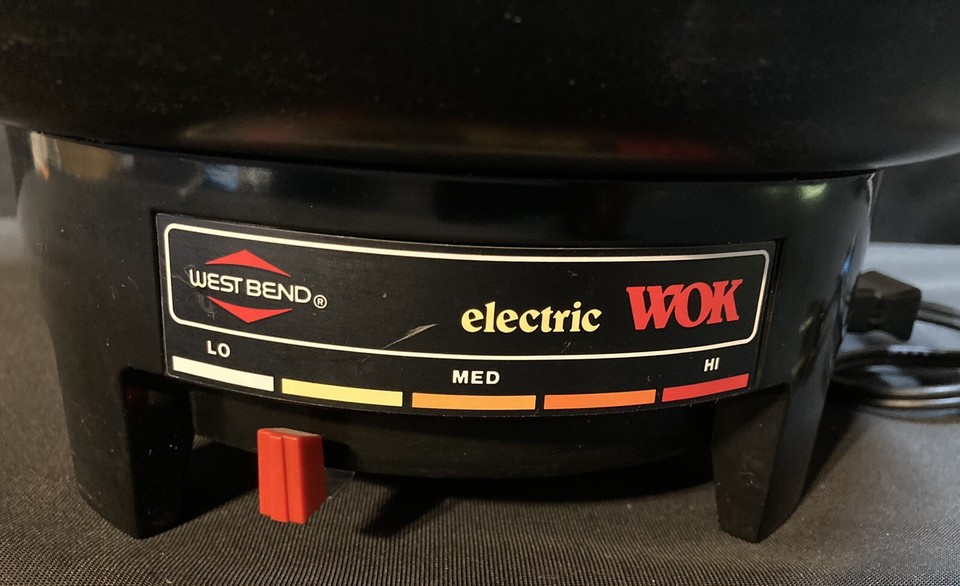 West Bend 6 Quart Red Electric Wok 14" Dia. Model # 79525 | eBay