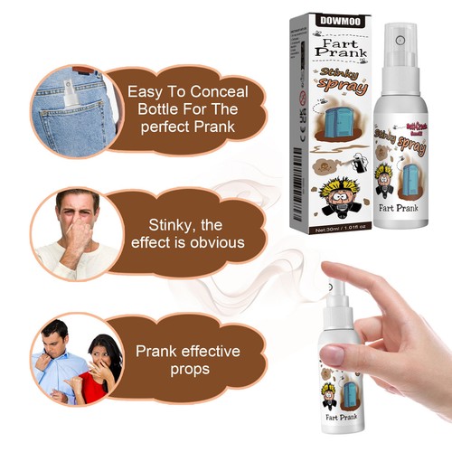 Original Liquid Ass Arse Fart Prank Stink Bomb Spray Foul Smell Gag Poo ...