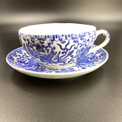 Vtg 1940’s Maruta Phoenix Ware Bone China Blue Bird Cup and Saucer Set ...
