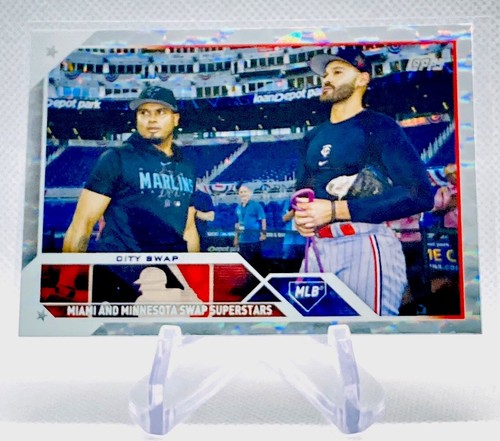 2023 Topps Update Series Luis Arraez/Pablo Lopez Silver Patterned Foil ...