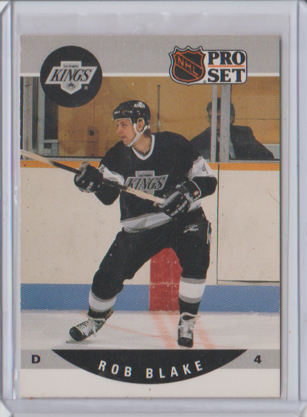 1990-91 Pro Set Rookie Card #611 Rob Blake Los Angeles Kings | eBay