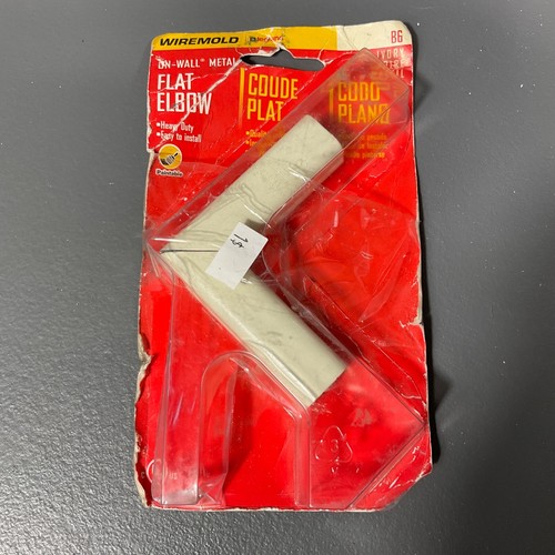 Legrand B6 Wiremold 500 Series Metal Surface Raceway 90° Flat Elbow ...