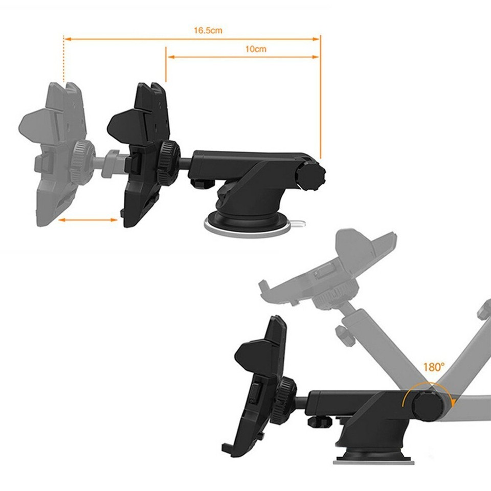 360° Universal Mount Holder Car Stand Windshield For Mobile Cell Phone ...