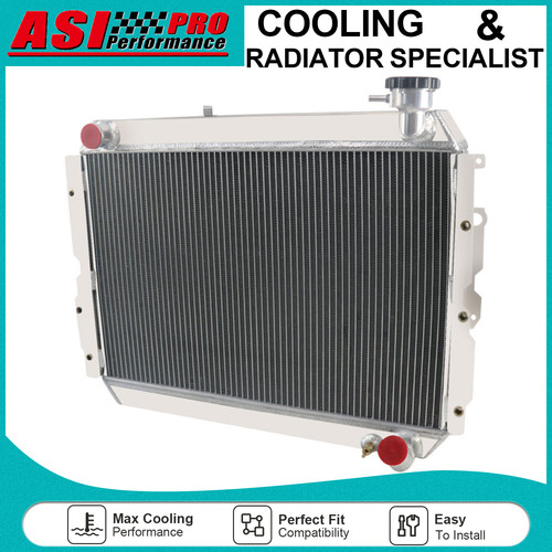 4 Row Alloy Radiator For Toyota LandCruiser 60 Series FJ60 FJ61 FJ62 3F ...