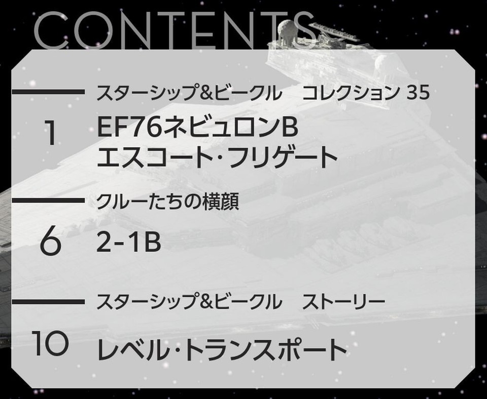 DeAGOSTINI STAR WARS Starships & Vehicles Collection 35 EF76 Neburon-B ...