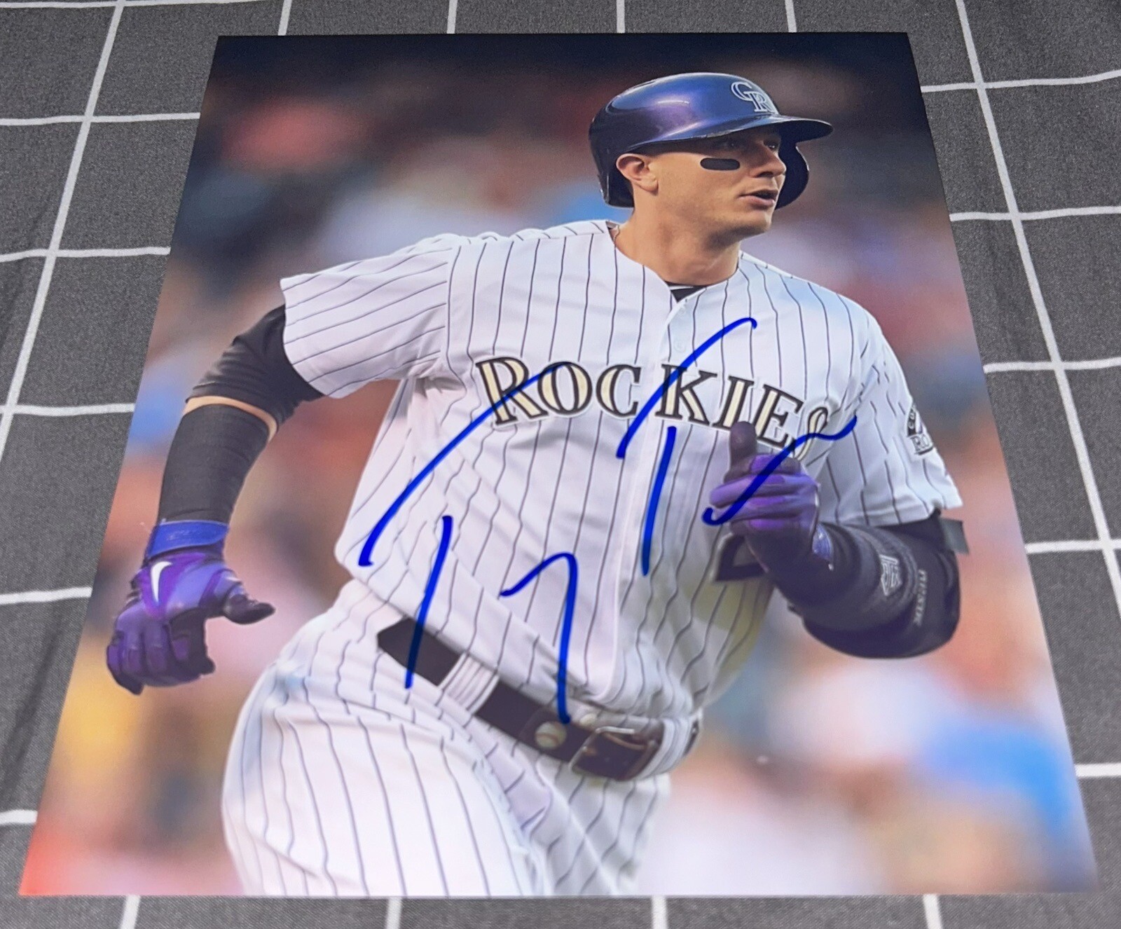 TROY TULOWITZKI SIGNED 8X10 PHOTO COLORADO ROCKIES BASEBALL TULO TAZ ...