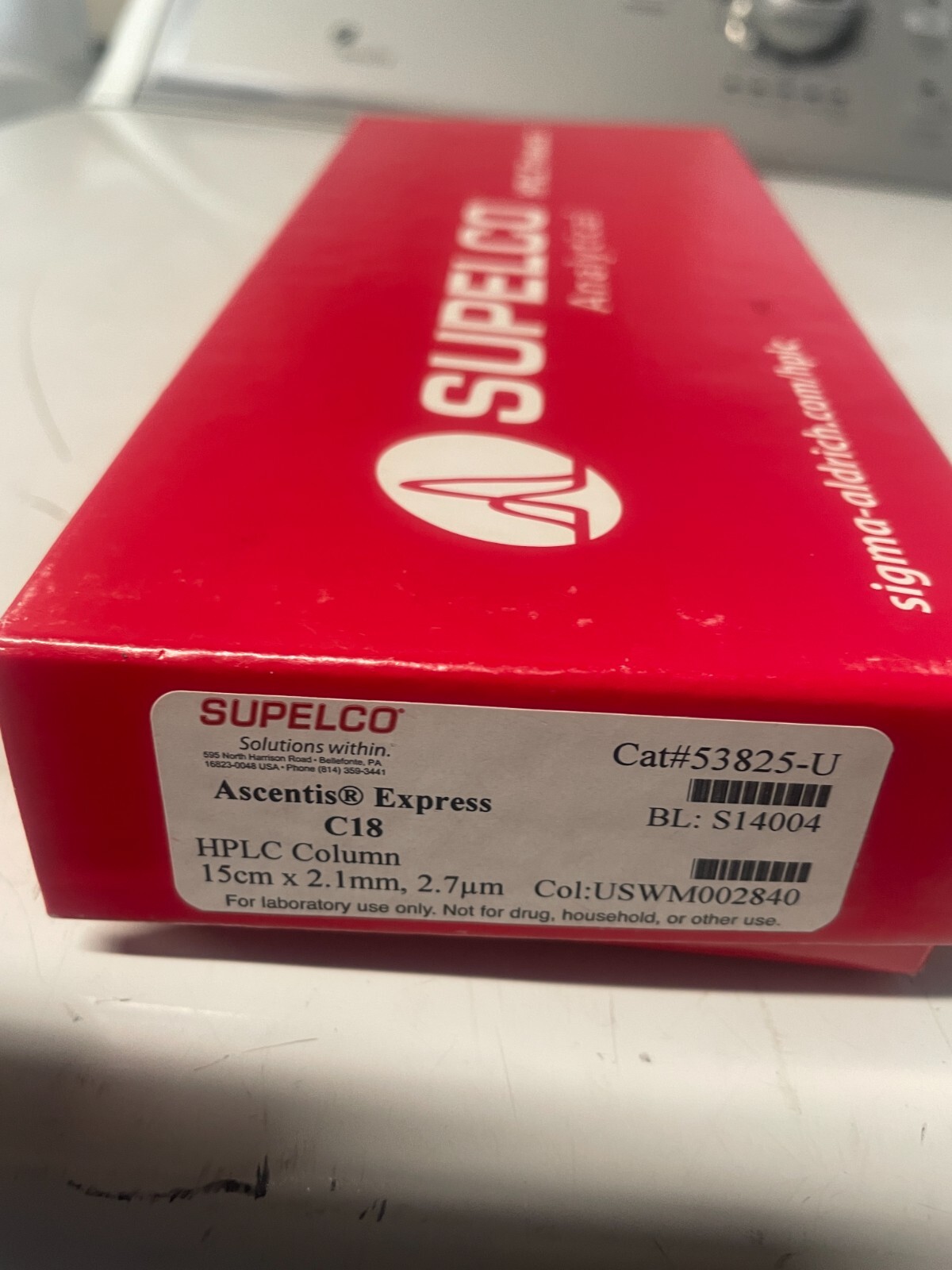 - Supelco 53825-U Ascentis Express C18 15cm .1mm 2.7um HPLC Guard ...