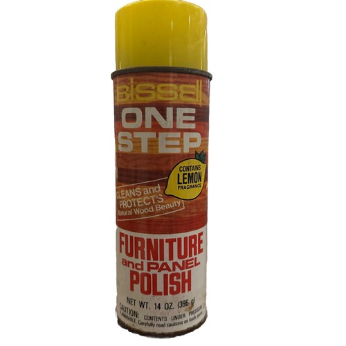 Vtg Bissell One Step Lemon Furniture Panel Polish Spray 14oz ...