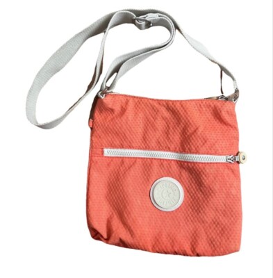 Kipling orange crossbody bag | eBay UK