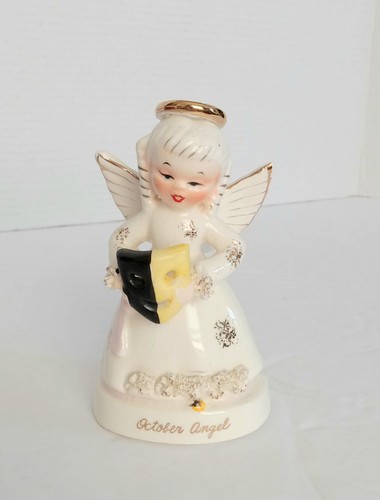 Vintage Napco October Angel Figurine Japanese Birthday Angel - October ...