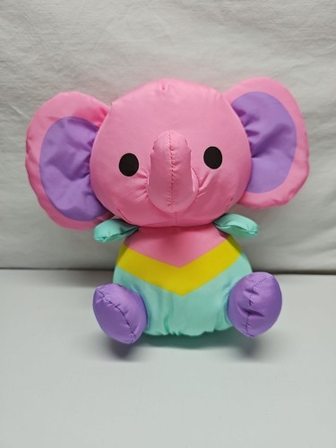 NEW Gund Swisheez 7” Slater the Elephant Pastel Stuffed Animal Nylon ...