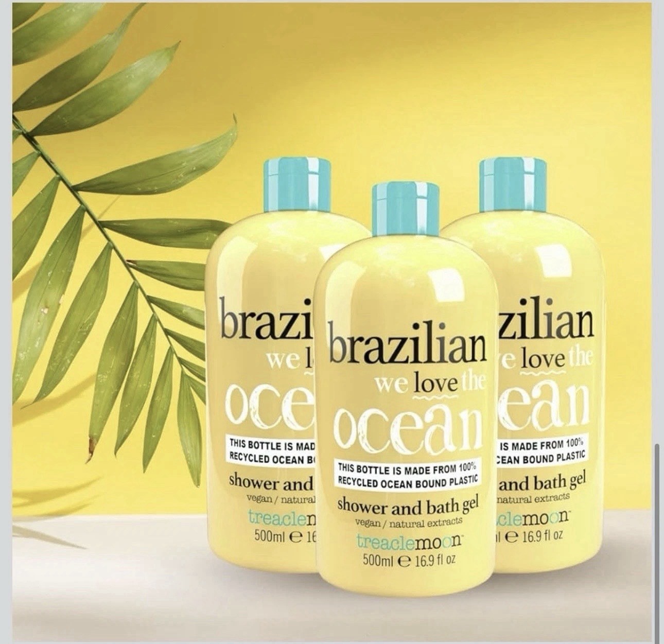 Treaclemoon Sunny Brazilian Love Ocean Shower and Bath Gel 3 x 500ml ...