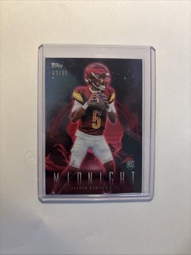 2024 Topps Midnight Jayden Daniels Rookie Card Twilight Parallel /99 ...