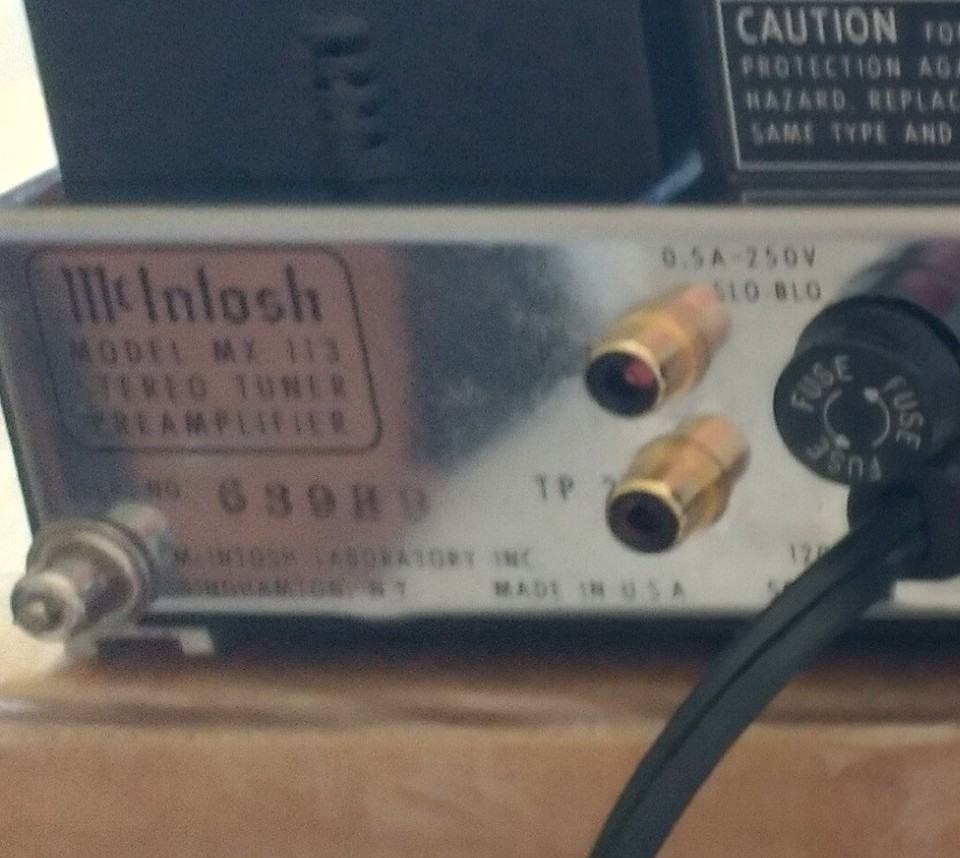 McIntosh MX 113 Stereo Tuner Preamplifier AM/FM | eBay