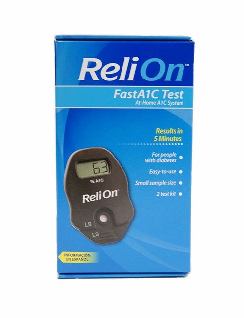 ReliOn Fast A1C Home Diabetes Test System for sale online | eBay