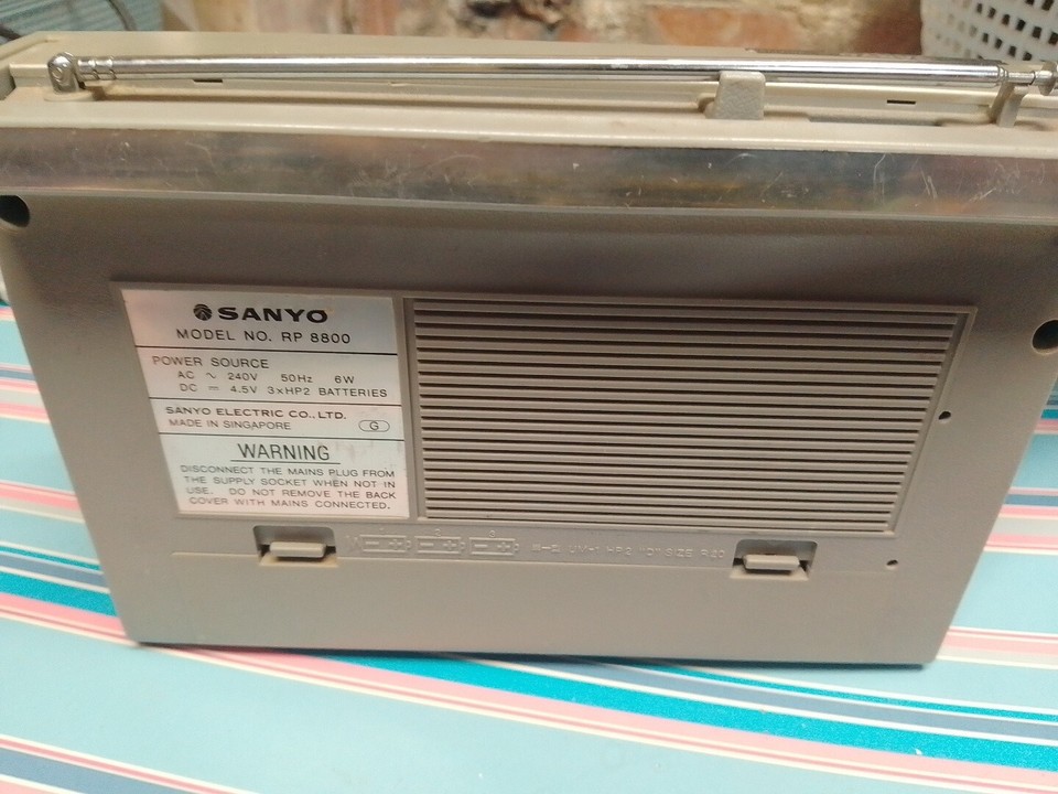 Vintage Sanyo Radio Model RP8800 Working | eBay