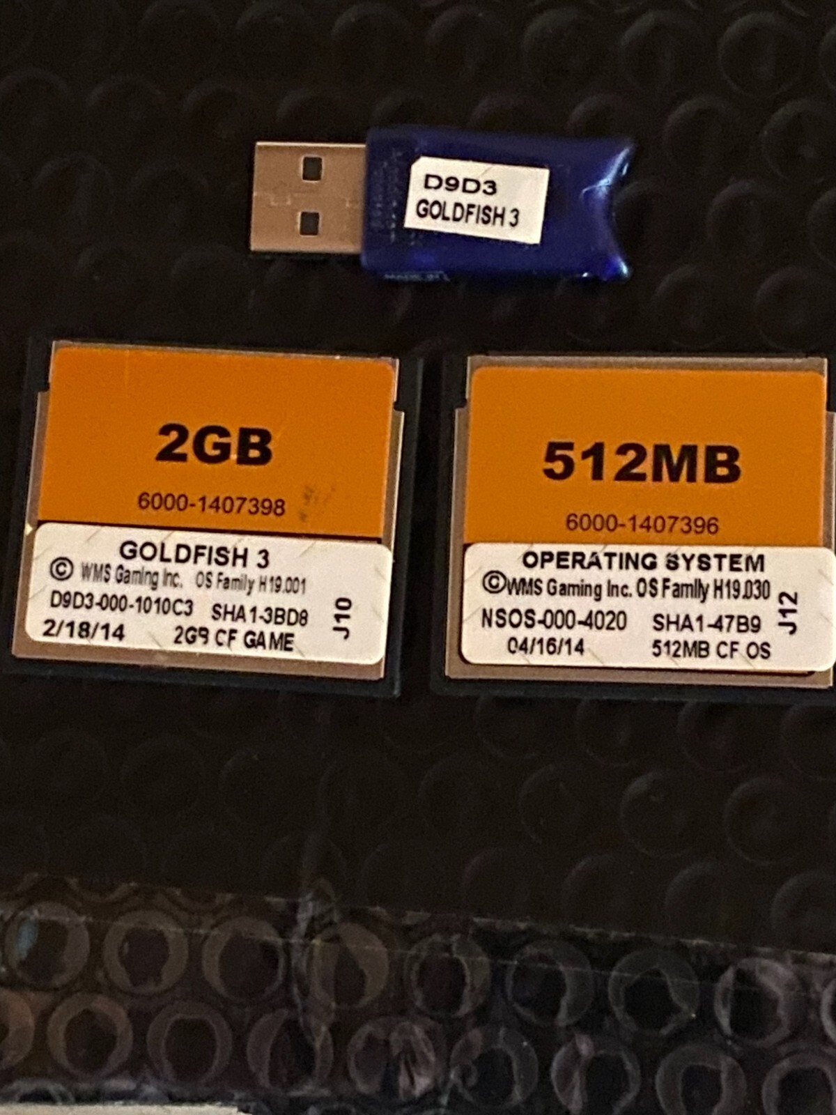 GOLDFISH 3 WMS Blade Dongle Game SLOT Software ONLY Williams Bluebird 3 ...