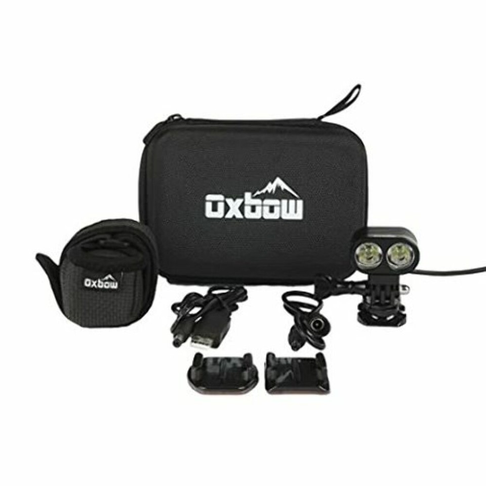 Oxbow Gear Voyager Rechargeable Battery Powered Motorcycle Helmet Light ...
