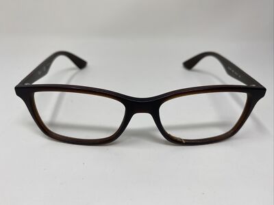 RAY BAN RB 7047 5451 54/17/140 BROWN EYEGLASSES FRAME PU61 | eBay