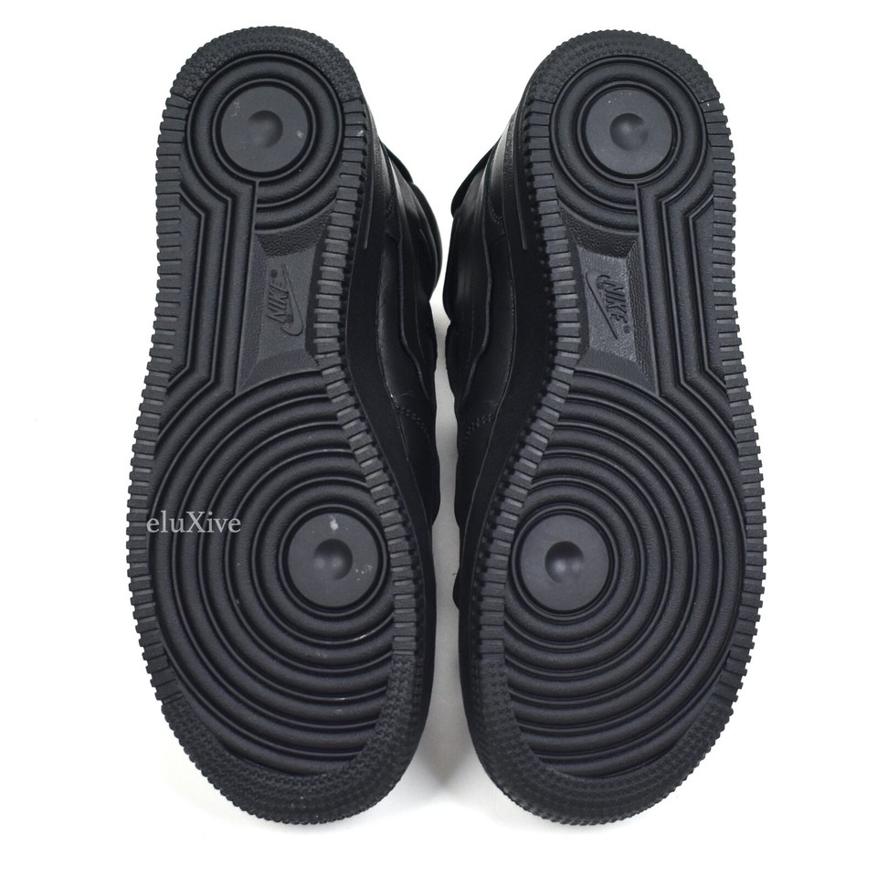 NWT Comme des Garcons Nike Air Force 1 Mid AF1 CDG Black Men's 7.5 DS ...