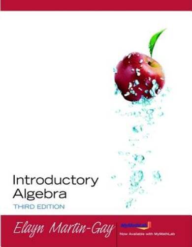 Introductory Algebra (Martin-Gay Developmental Math) - Paperback ...