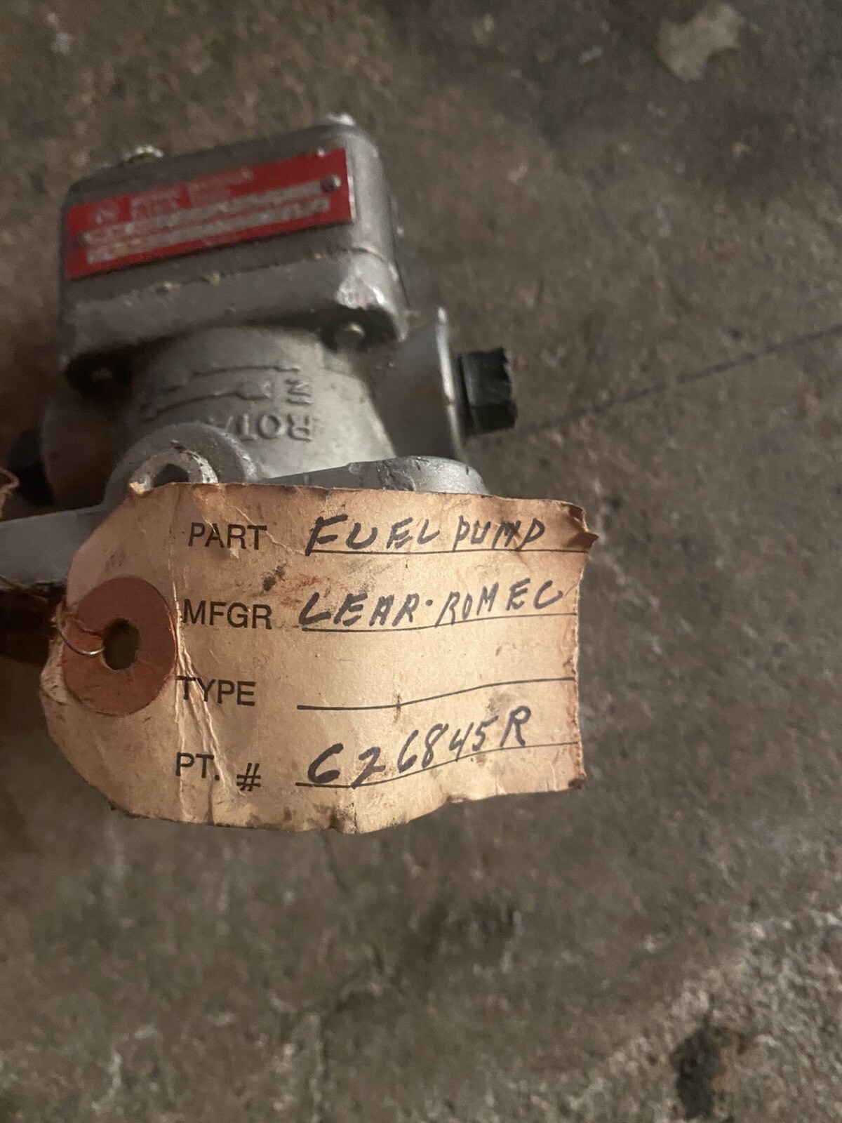 Lear Romec Fuel Pump #626845R | eBay