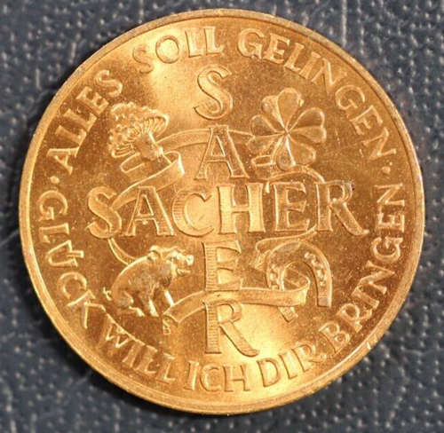 1978 Austria PROSIT NEUJAHR SACHER TOKEN Coin Excellent Condition | eBay
