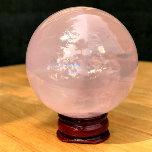 170G Natural Rose Pink Quartz Ball Crystal Quartz Sphere Specimen ...