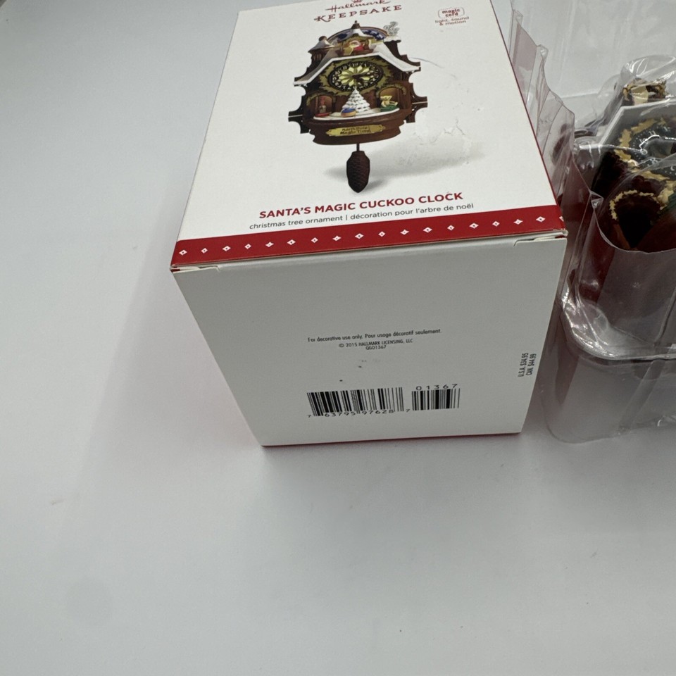 Hallmark Keepsake 2013 “Santa's Magic Cuckoo Clock” Light Sound Motion ...