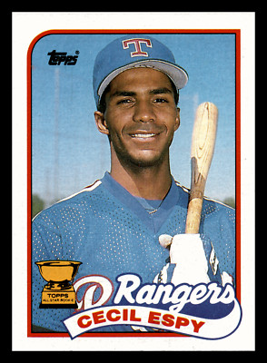 1989 Topps Cecil Espy All-Star Gold Cup Rookie #221 Centered Mint | eBay