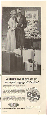 1950's Vintage Ad for Fabrilite Vinyl Plastic Luggage Material Photo ...