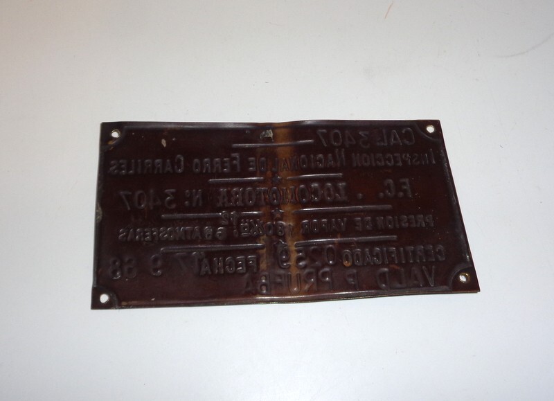 vintage steam locomotive nameplate | eBay