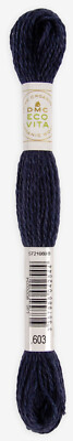 DMC Eco Vita Naturally Dyed Crewel Wool Embroidery Thread - Color 603 ...