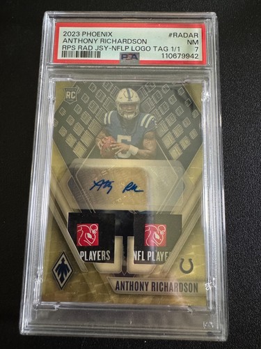 Anthony Richardson 2023 Phoenix Auto Autograph Patch Gold Vinyl RC #1/1 ...