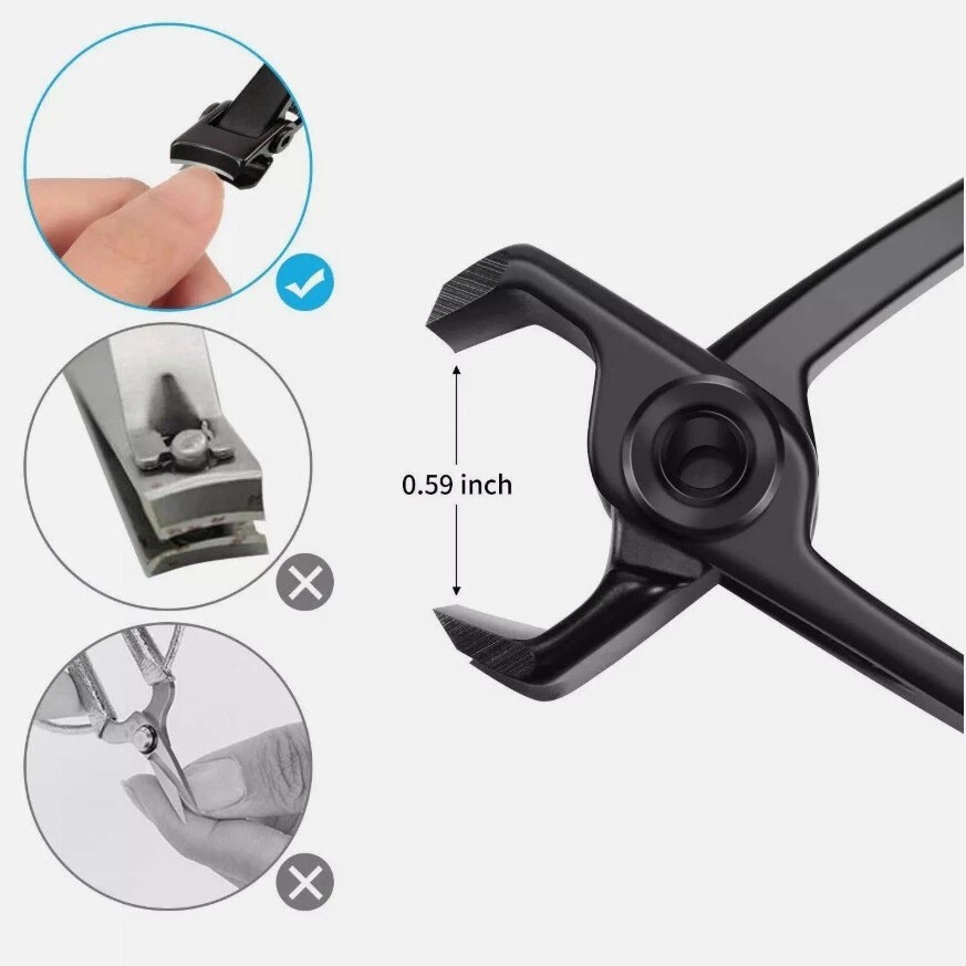 Extra Large Toe Nail Clippers For Thick Nails Heavy Duty Professional ...