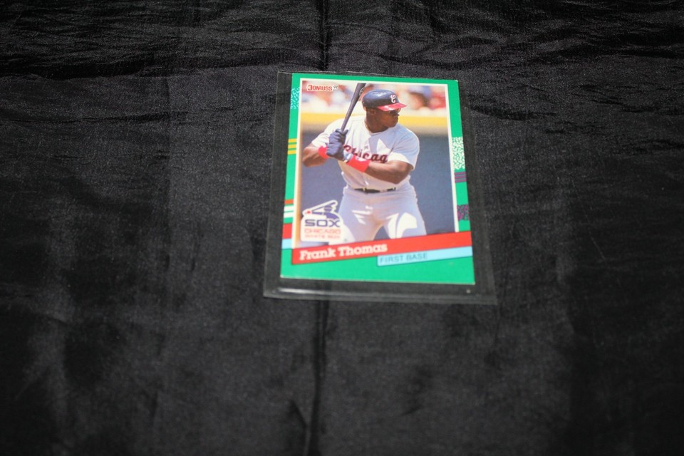 1991 Donruss Frank Thomas #477 White Sox Year Error & Missing ...