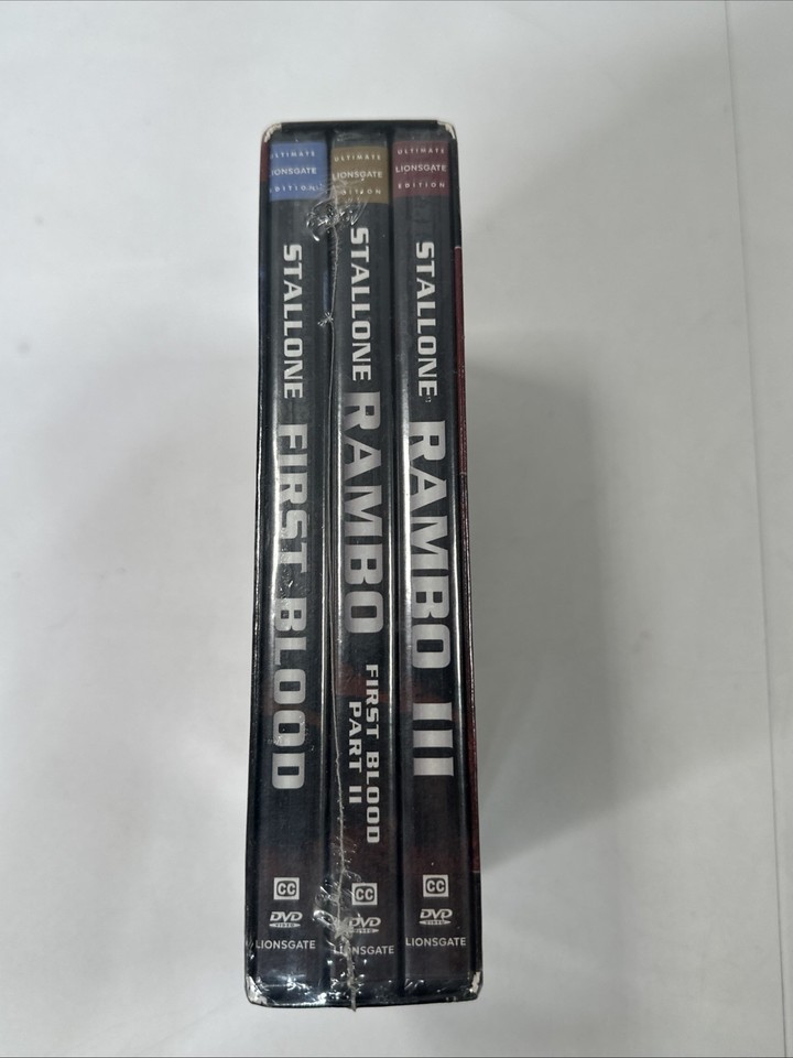 Rambo: 3-Disc Collector Set (Ultimate Edition) (DVD) Sealed 12236168980 ...