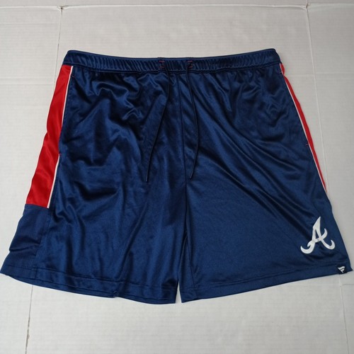 Men's Fanatics MLB Atlanta Braves Shorts Men's 3XL Blue Polyester Logo ...