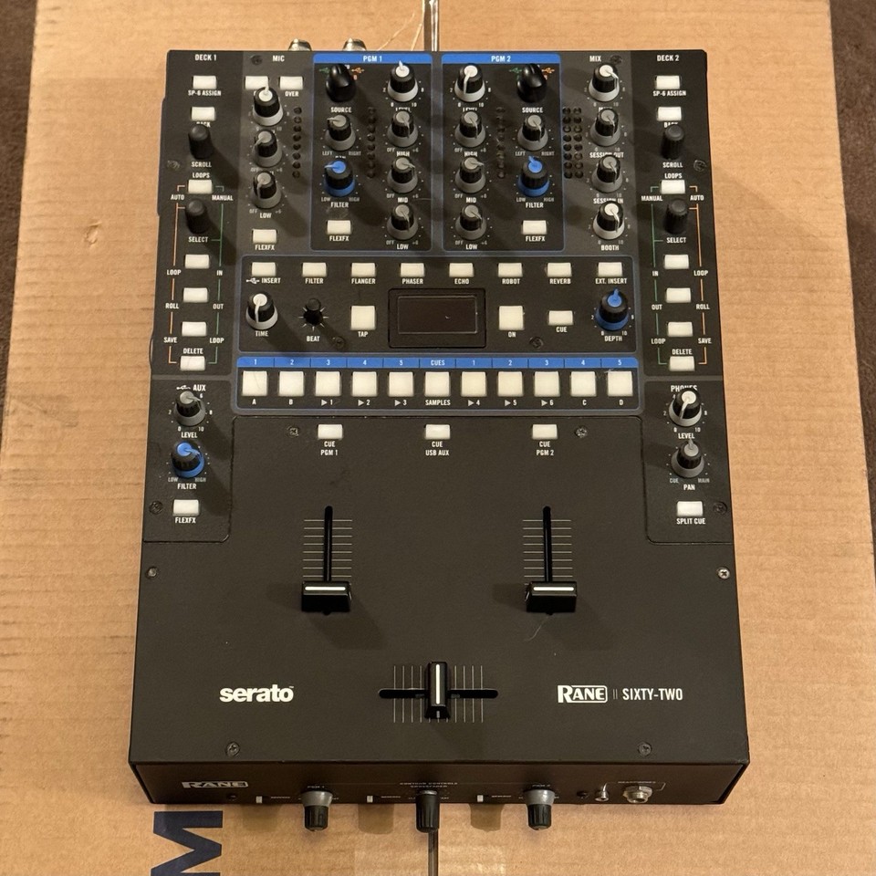 AS-IS REPAIR/PARTS ONLY Rane SIXTY-TWO 2 Channel Performance DJ Mixer 62 Serato | eBay