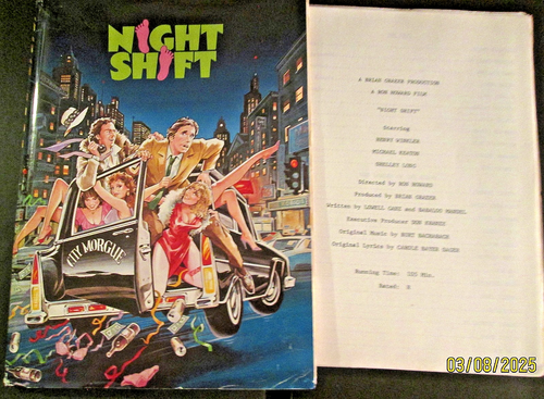 MICHAEL KEATON:HENRY WINKLER:RON HOWARD:DIR: (NIGHT SHIFT)1982 MOVIE ...