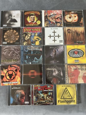 METAL lot Of 19 CDs. Nu Metal. Metalcore. Factory 81, Megadeth, Orgy ...