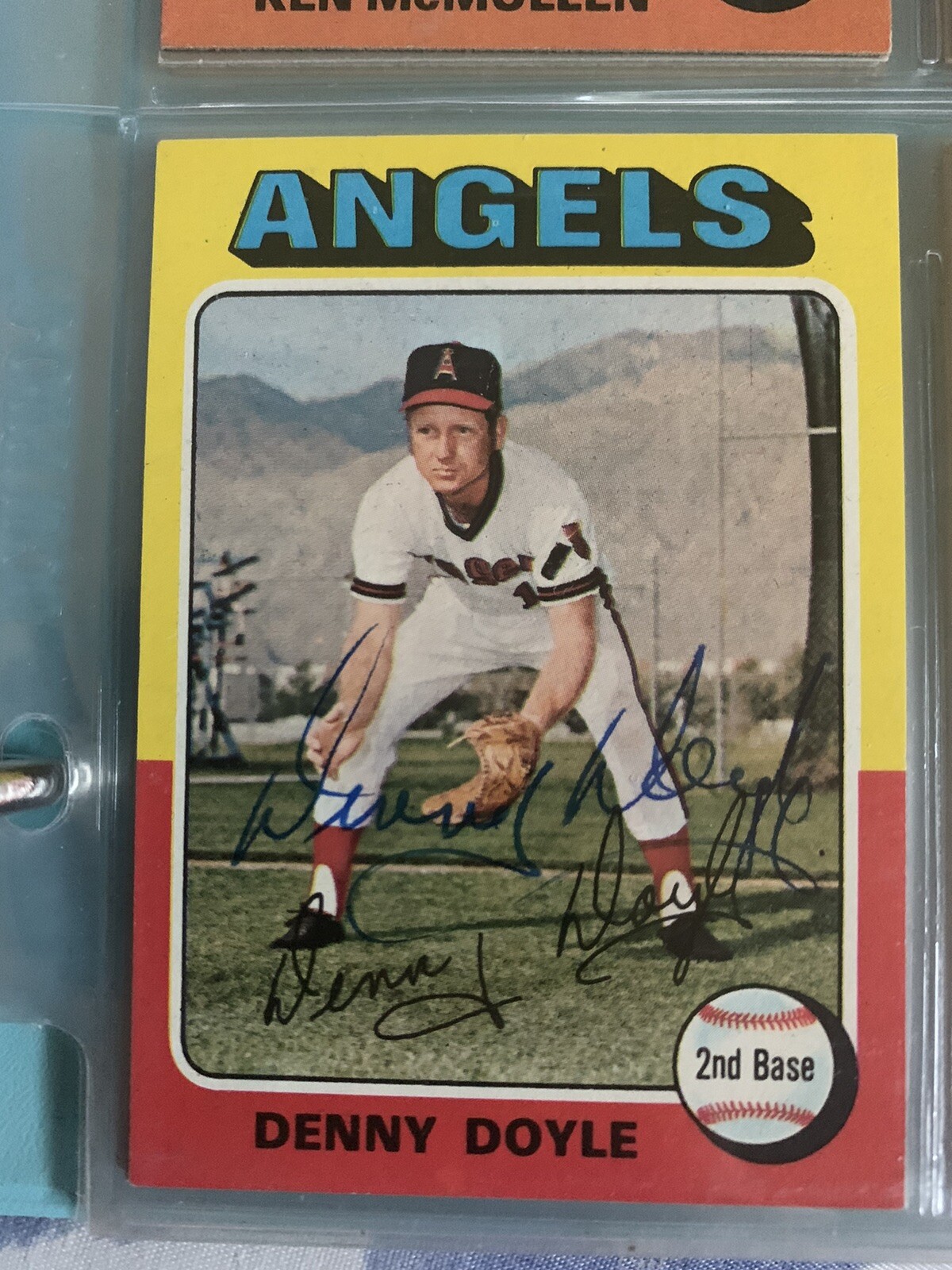 Denny Doyle autographed 1975 Topps baseball card | eBay