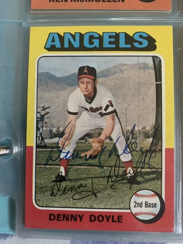 Denny Doyle autographed 1975 Topps baseball card | eBay