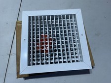 Titus S300FS 10 x 4 WHITE Steel Deflection Spiral Supply Grille Damper ...